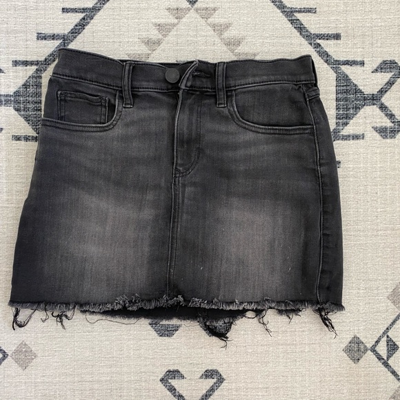 Express | Skirts | Express Black Denim Mini Skirt | Poshmark